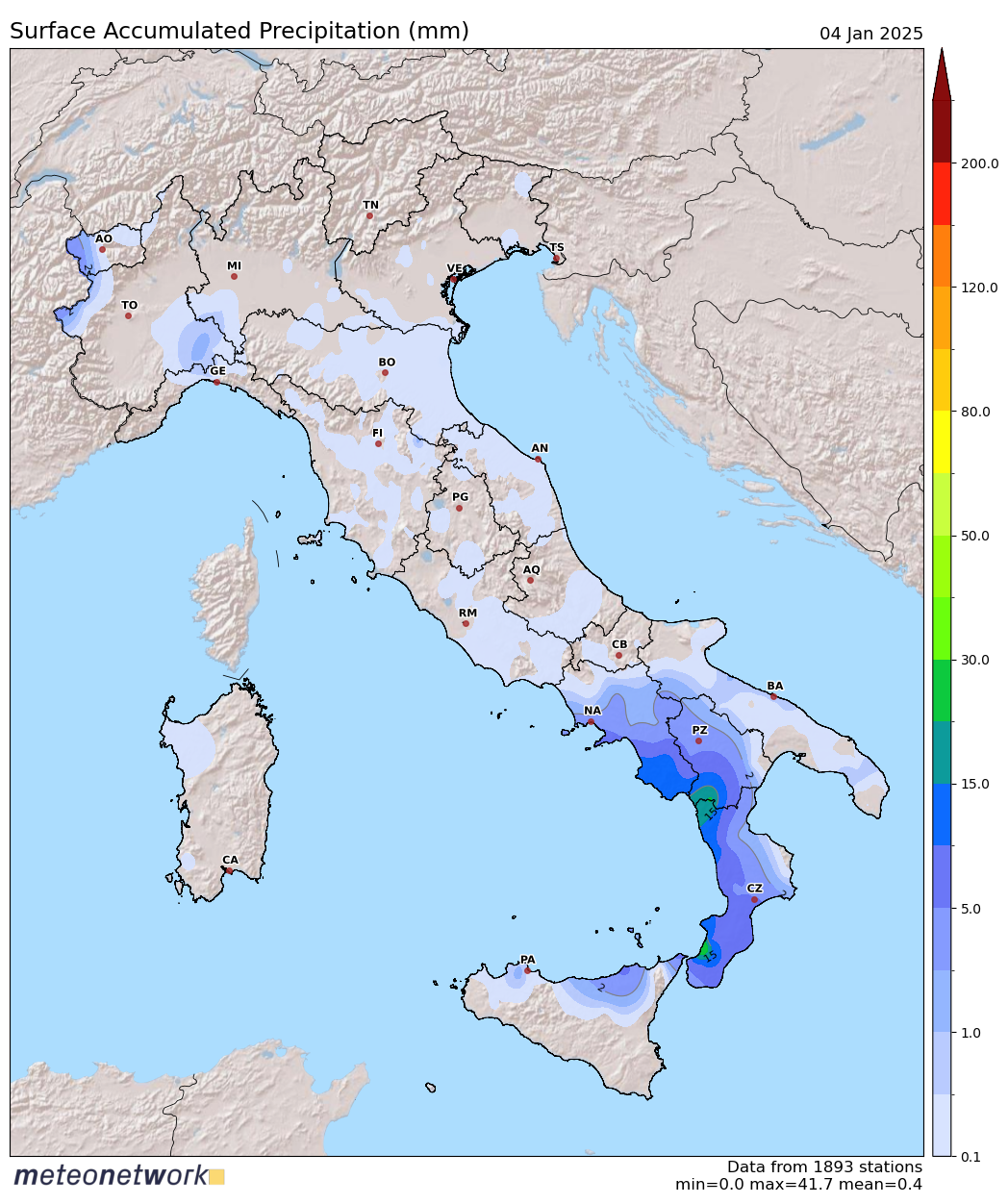 Pioggia Gennaio 2025 - Funghi Magazine